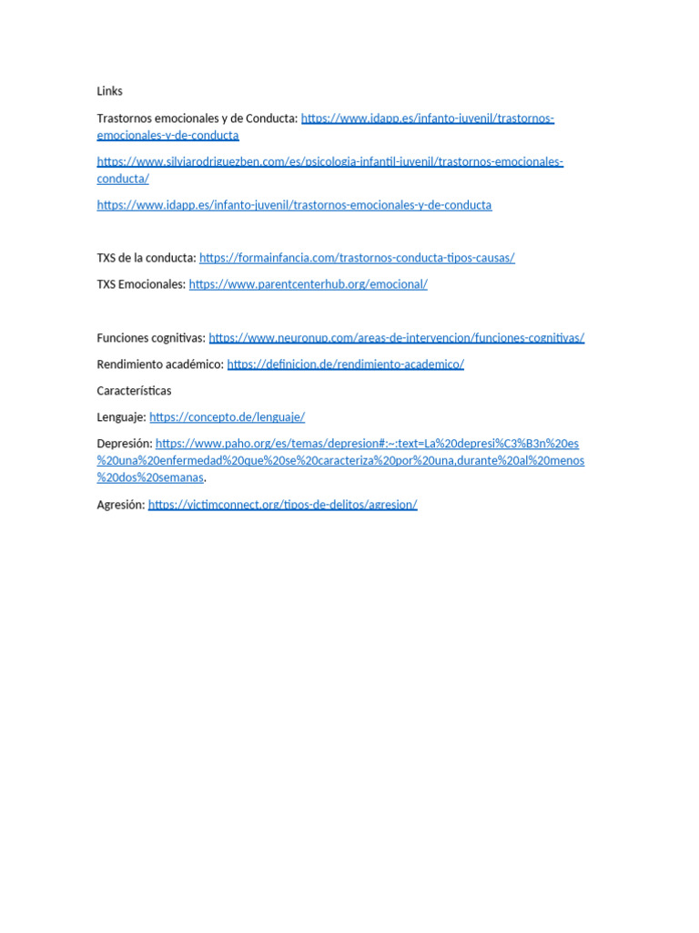 TEMA01.LinksPROBLEMAS EN EL APRENDIZAJE | PDF