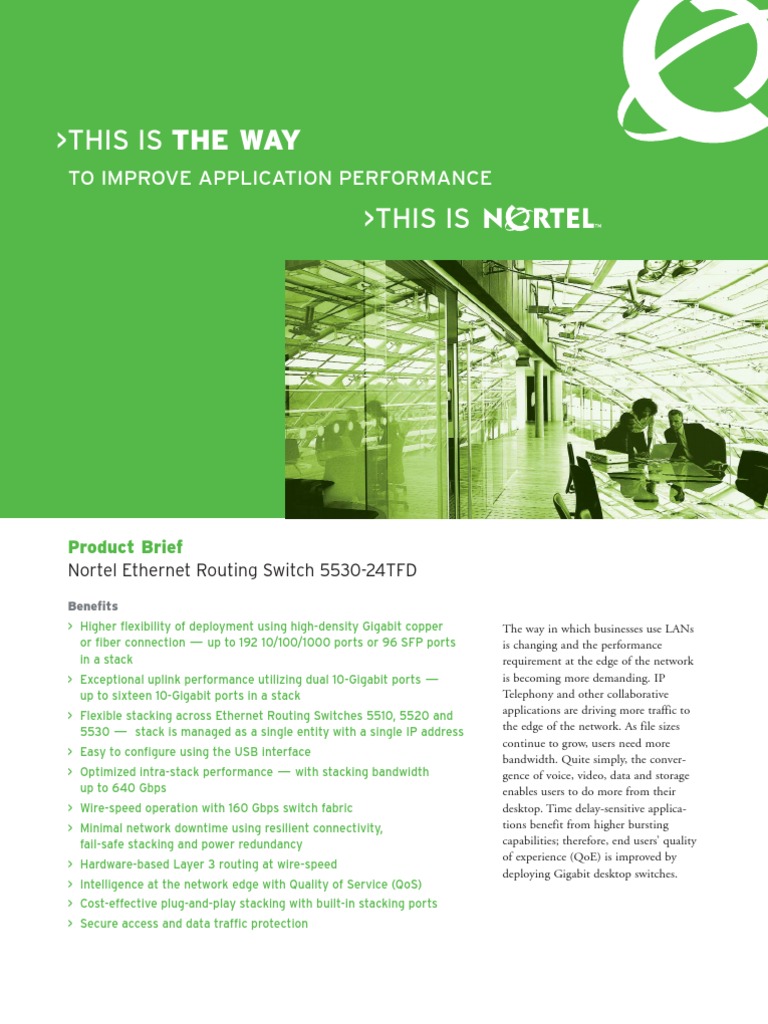 5530-24TFD Data Sheet | PDF | Network Switch | Quality Of Service