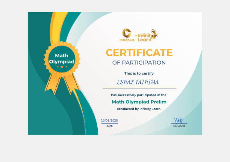 Eshal Fathima Profile Overview | PDF