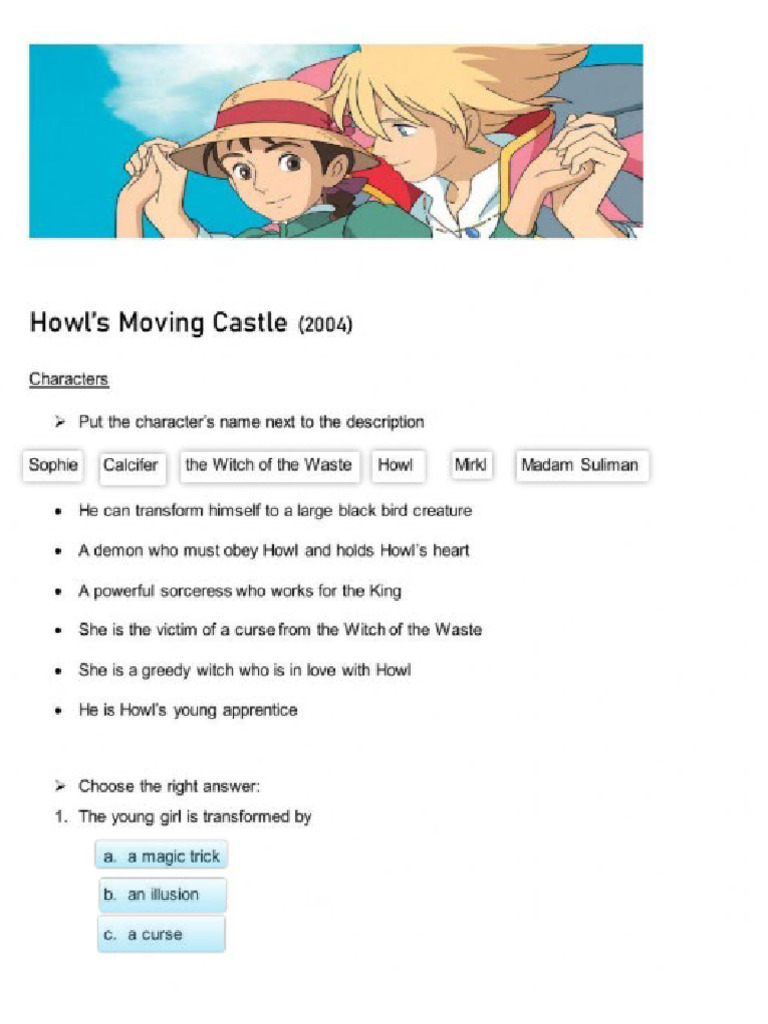 Howls castle | PDF