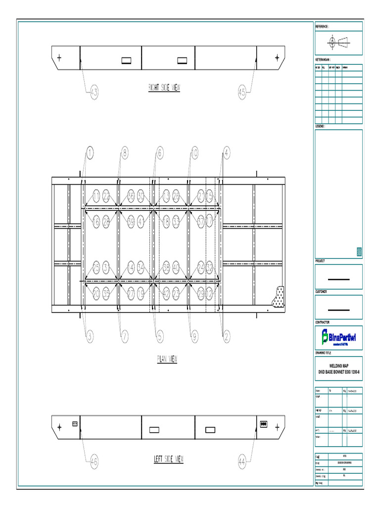Welding Map Skid Base EGS 1200-6 | PDF