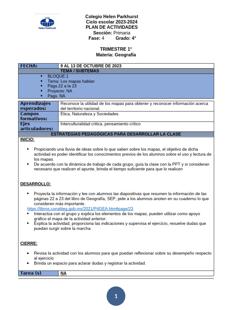 Plan GEO | PDF | Aprendizaje | Cognición