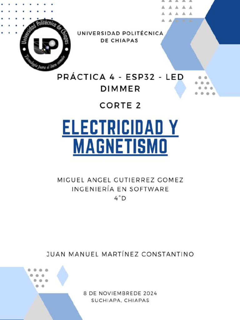 Control de LED con ESP32 y Dimmer | PDF | Diodo emisor de luz | Electrónica