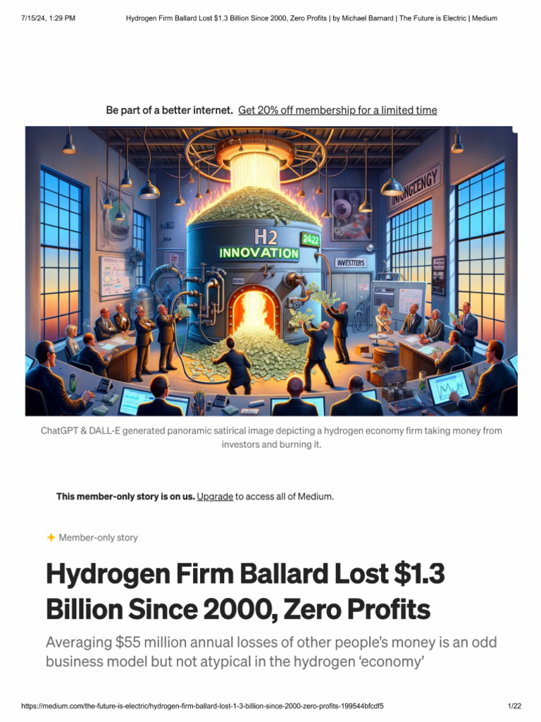 Ballard Lost 1.3Bn Since 2000 | PDF