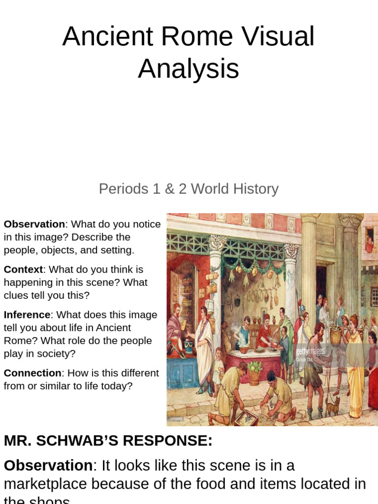 Ancient Rome Visual Analysis | PDF
