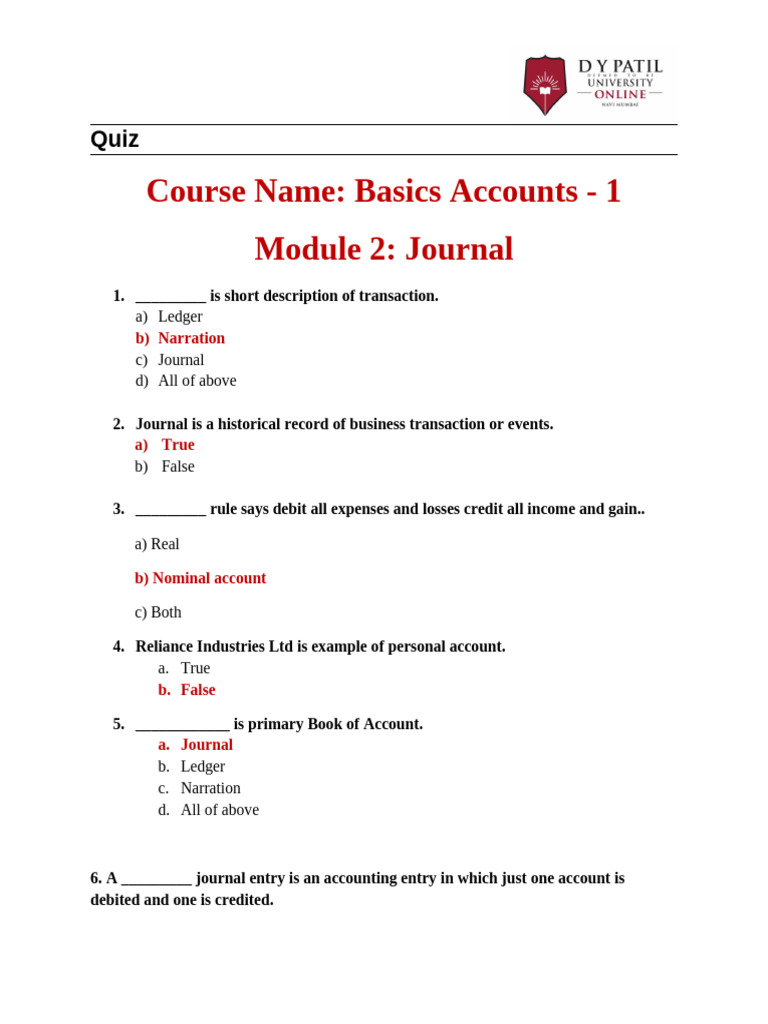 Quiz (1) | PDF