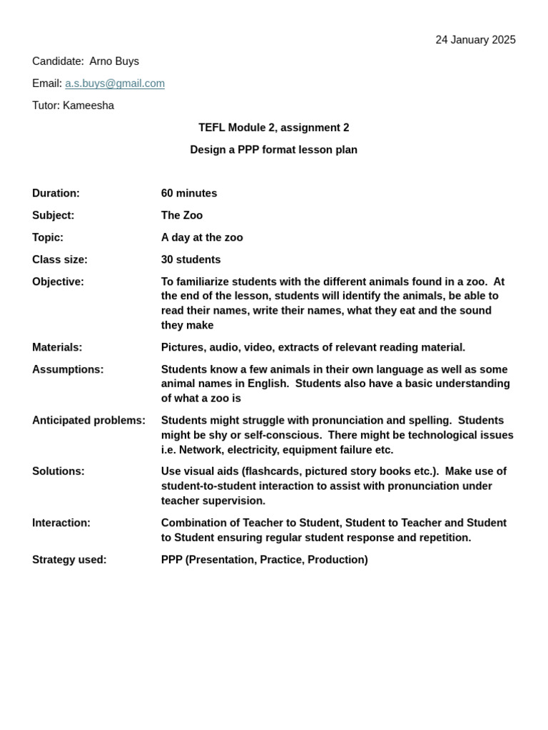 Module 2 Assignment 2 24.01.25 | PDF | Behavior Modification | Cognitive Psychology