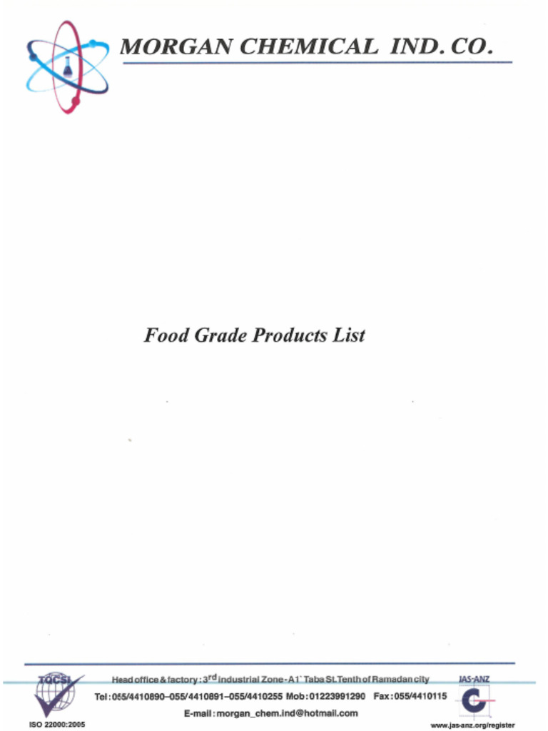 FOOD GRADE (2) | PDF