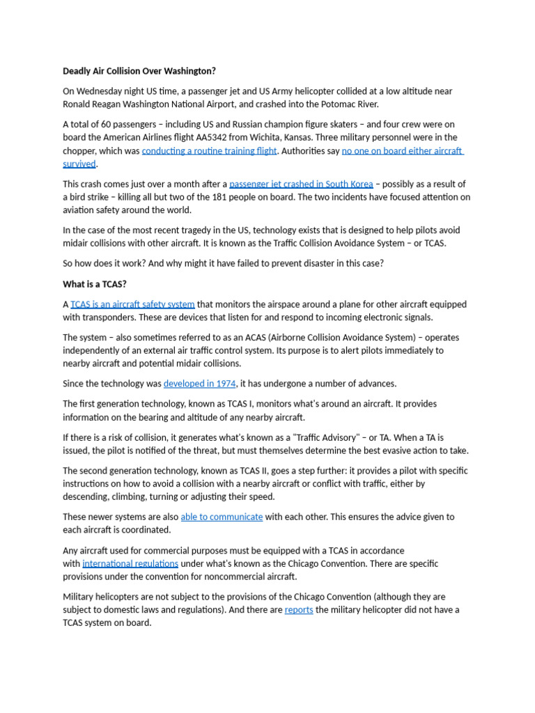 airplan collide | PDF | Aviation Accidents And Incidents | Aircraft