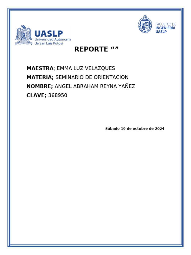 REPORTES | PDF