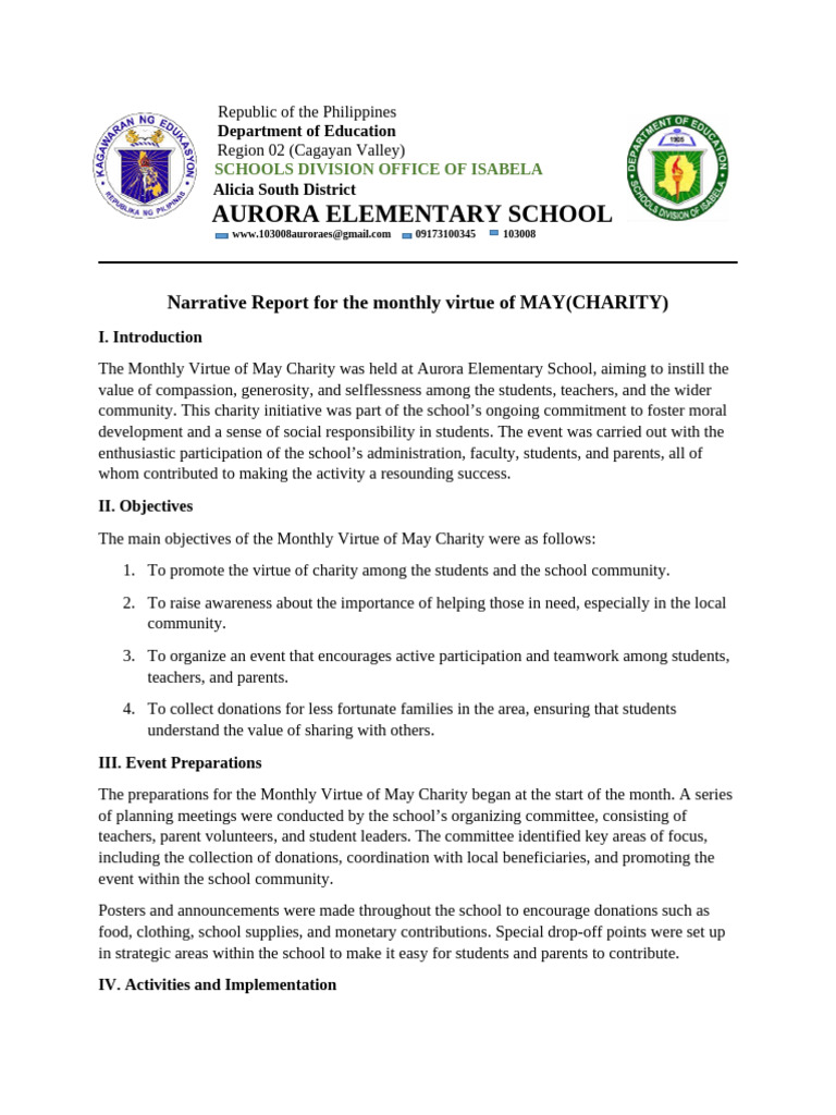 MAY Narrative | PDF | Teachers | Learning