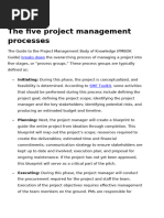 Main Changes in The PMBOK 8th Edition | PDF | Project Management ...
