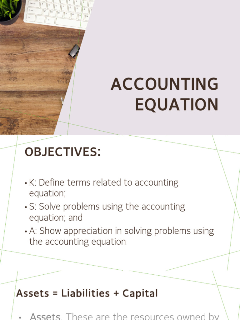 Module 3-Accounting Equation | PDF | Equity (Finance) | Expense