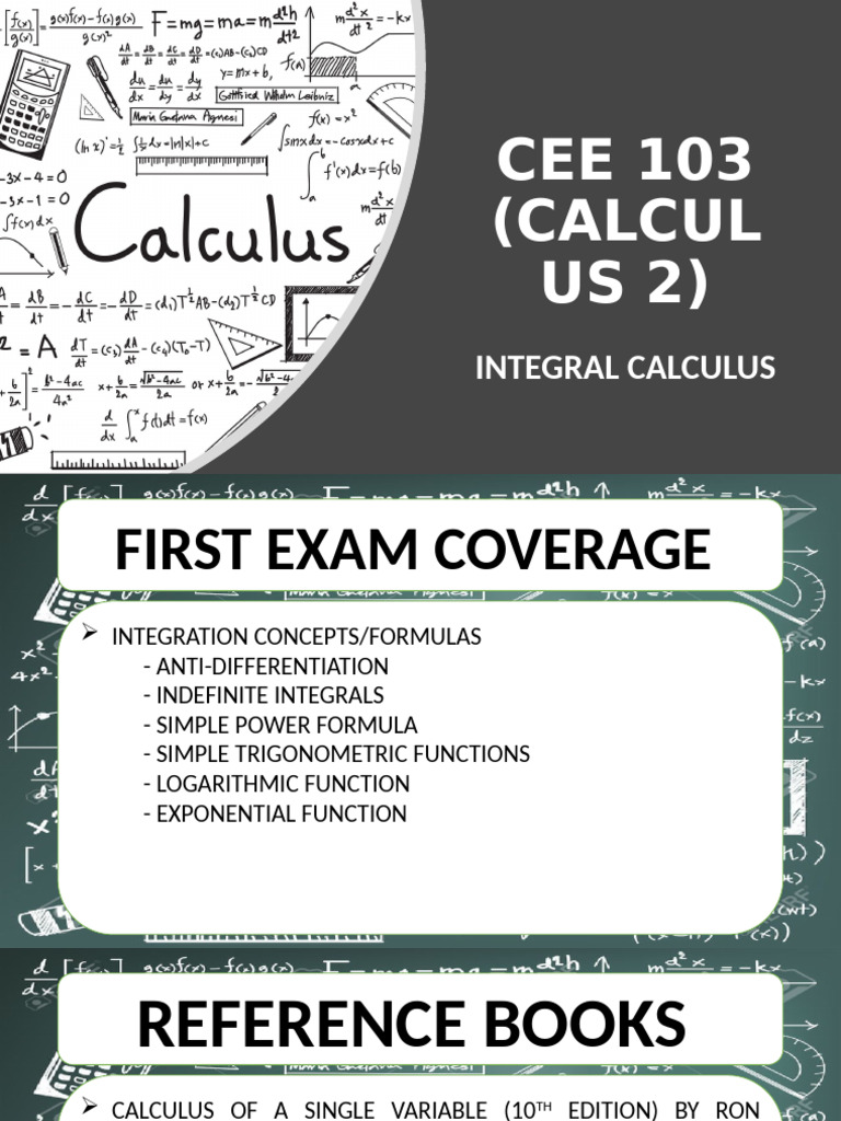 Integral Calculus Exam Overview | PDF | Integral | Function (Mathematics)