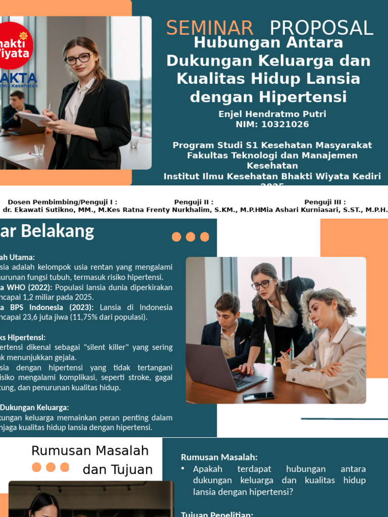 Hubungan Antara Dukungan Keluarga Dan Kualitas Hidup Lansia Dengan Hipertensi | PDF