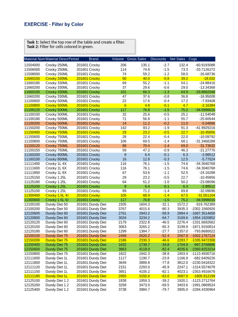 36.+exercise Filter by Color Unsolved | PDF