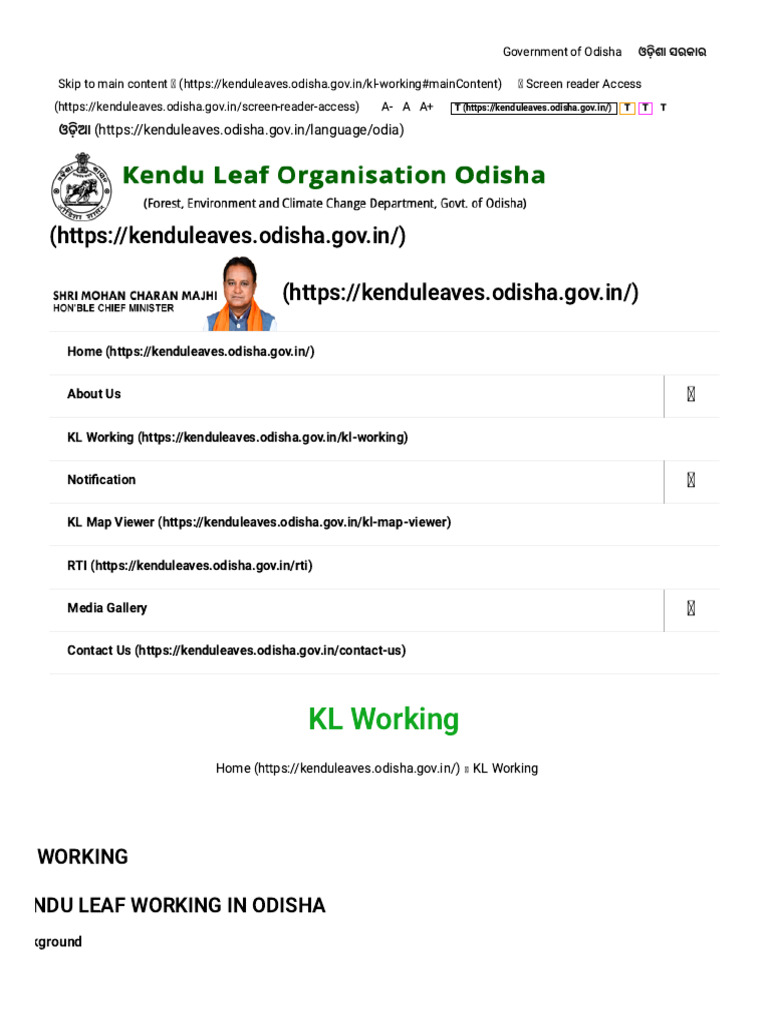 Kendu Leaf Production in Odisha | PDF
