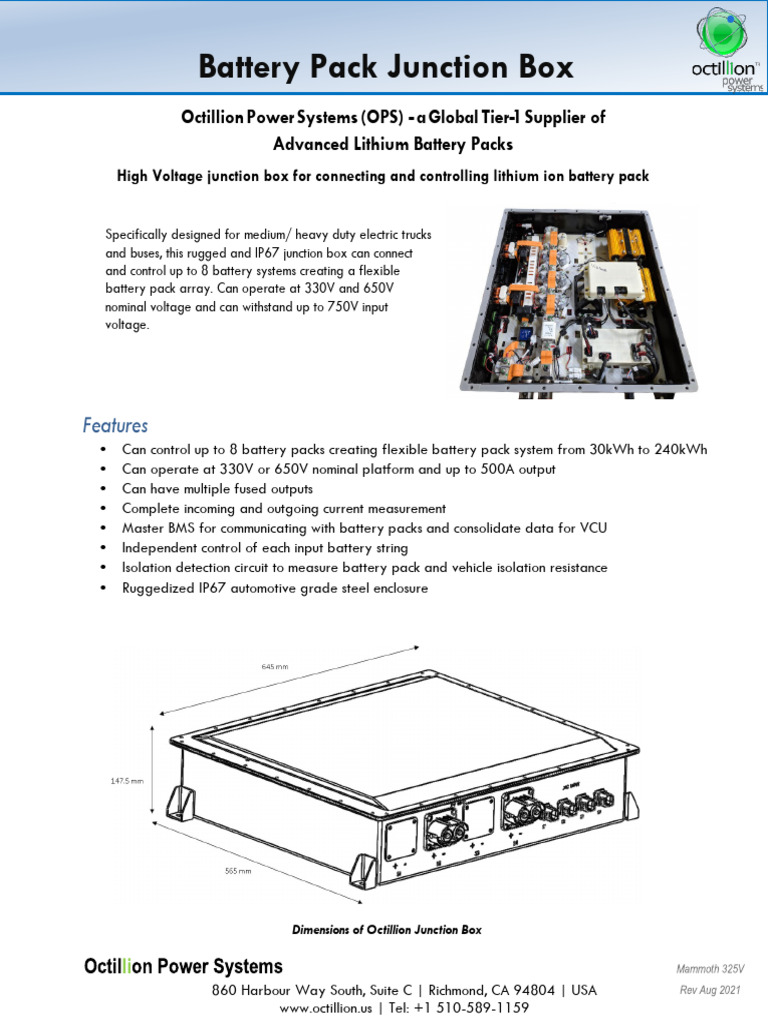 Octillion Mammoth Junction Box Rev Aug2021-2-Page | PDF | Electrical ...