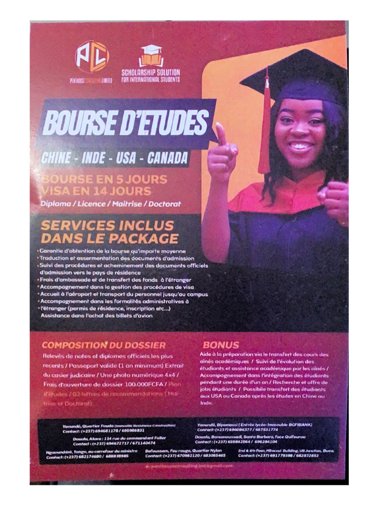 Bourse D'etudes | PDF