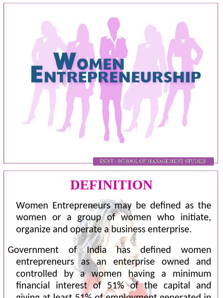 Women Entrepreneurs in India: Challenges & Growth | PDF | Economies ...
