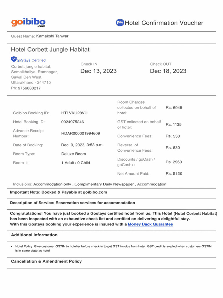 Hotel Booking PDF | PDF