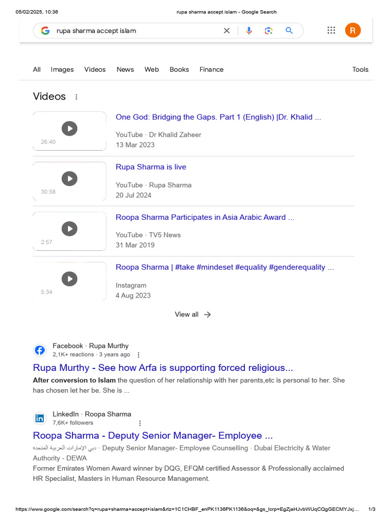Rupa Sharma Accept Islam - Google Search | PDF | Abrahamic Religions ...