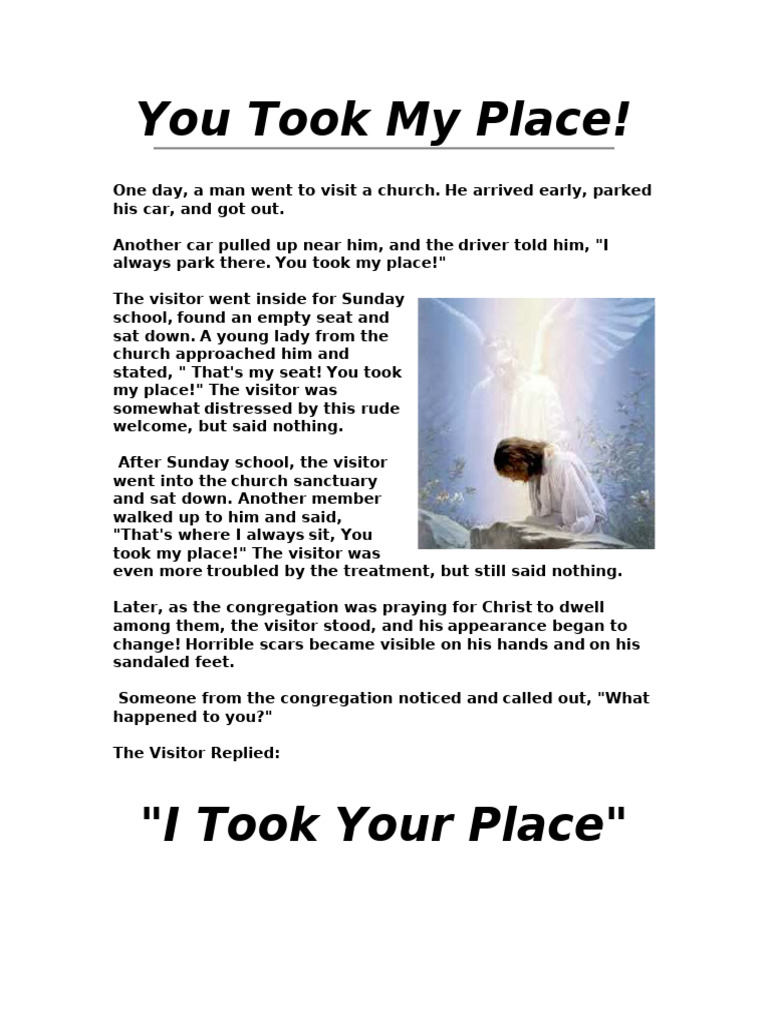You Took My Place | PDF