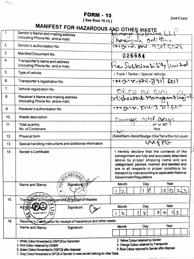 FORM8 & FORM 9 | PDF