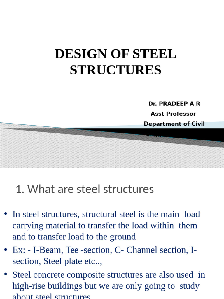 DSS-UNIT 1-Introduction | PDF | Steel | Iron