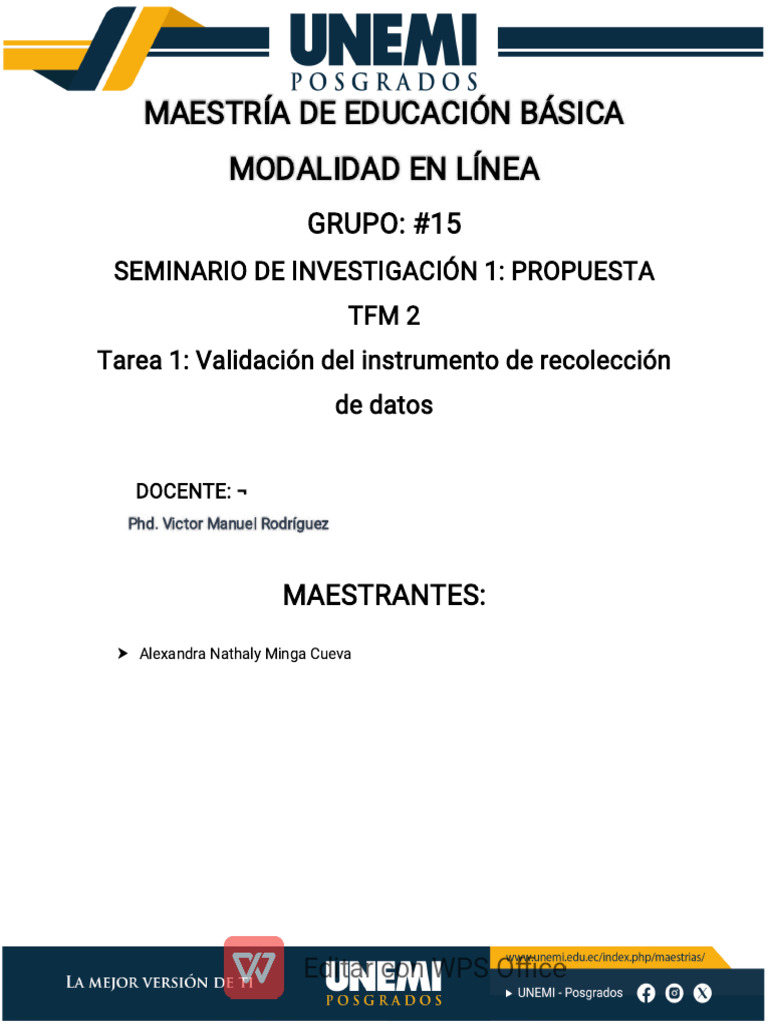 Trabajo Individual Alexandra Minga | PDF | Metodología de encuesta ...