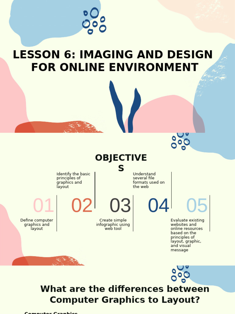 LESSON6 ImagingDesign | PDF | Infographics | Page Layout