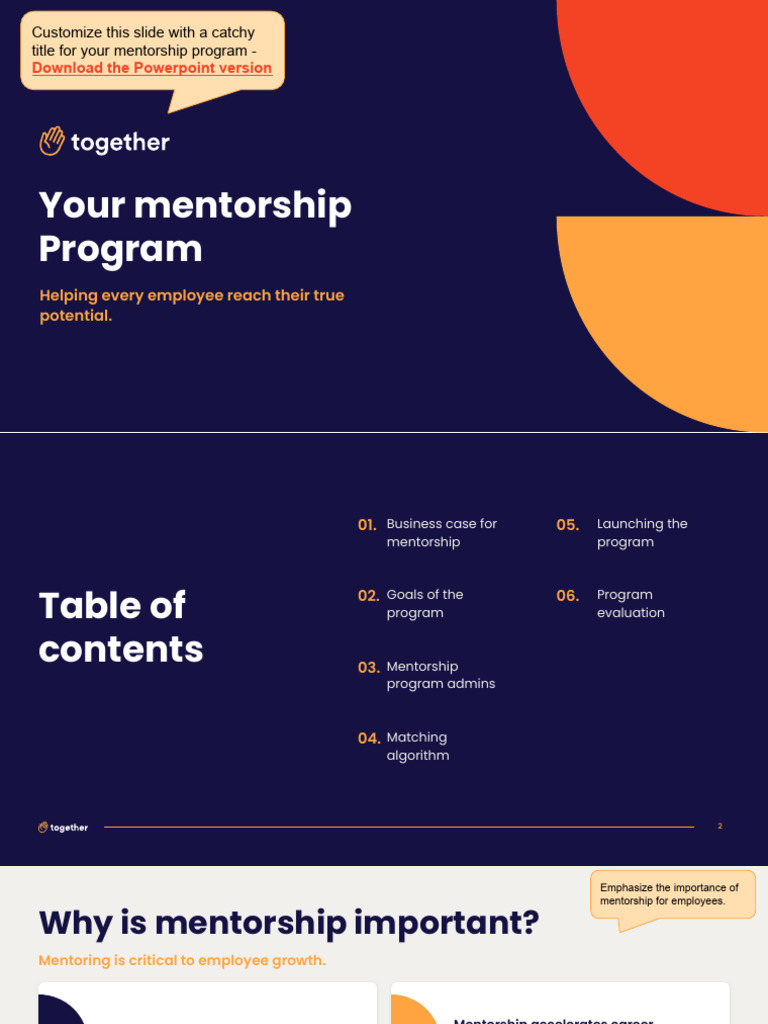 Mentorship Program Essentials | PDF | Mentorship | Employee Retention