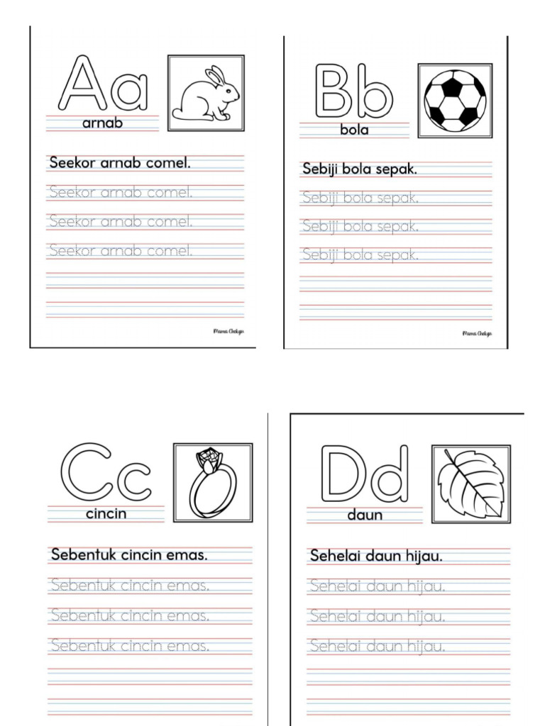 tulisan cantik a-z | PDF