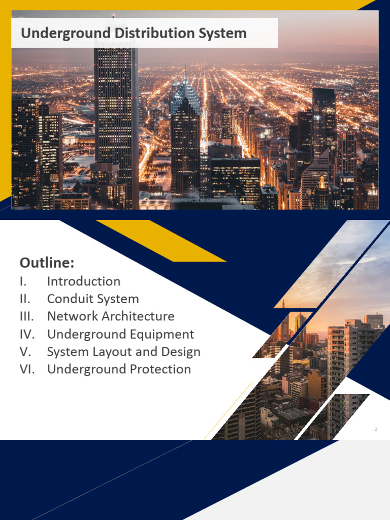 Underground Distribution System | PDF | Fuse (Electrical) | Duct (Flow)