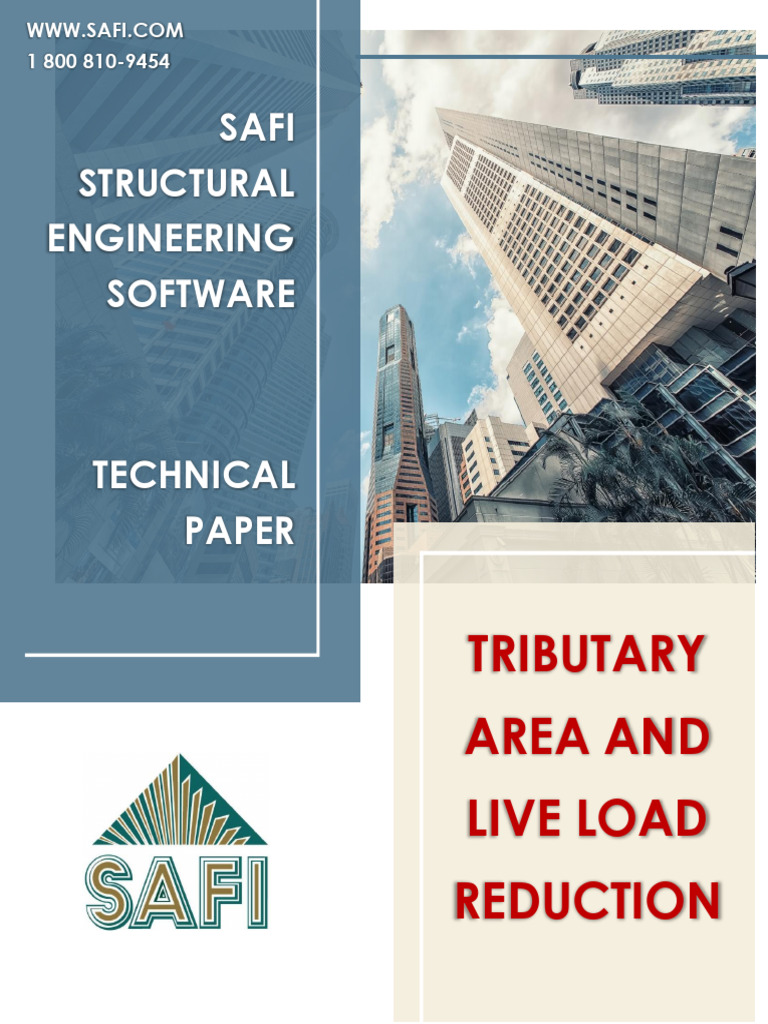 Live Load Reduction in SAFI Software | PDF | Structural Load | Data ...
