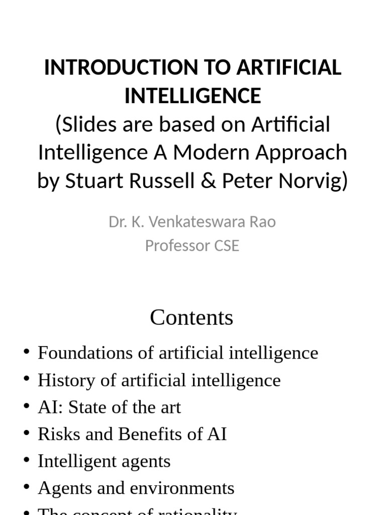 AI MODULE-1 | PDF | Artificial Intelligence | Intelligence (AI) & Semantics