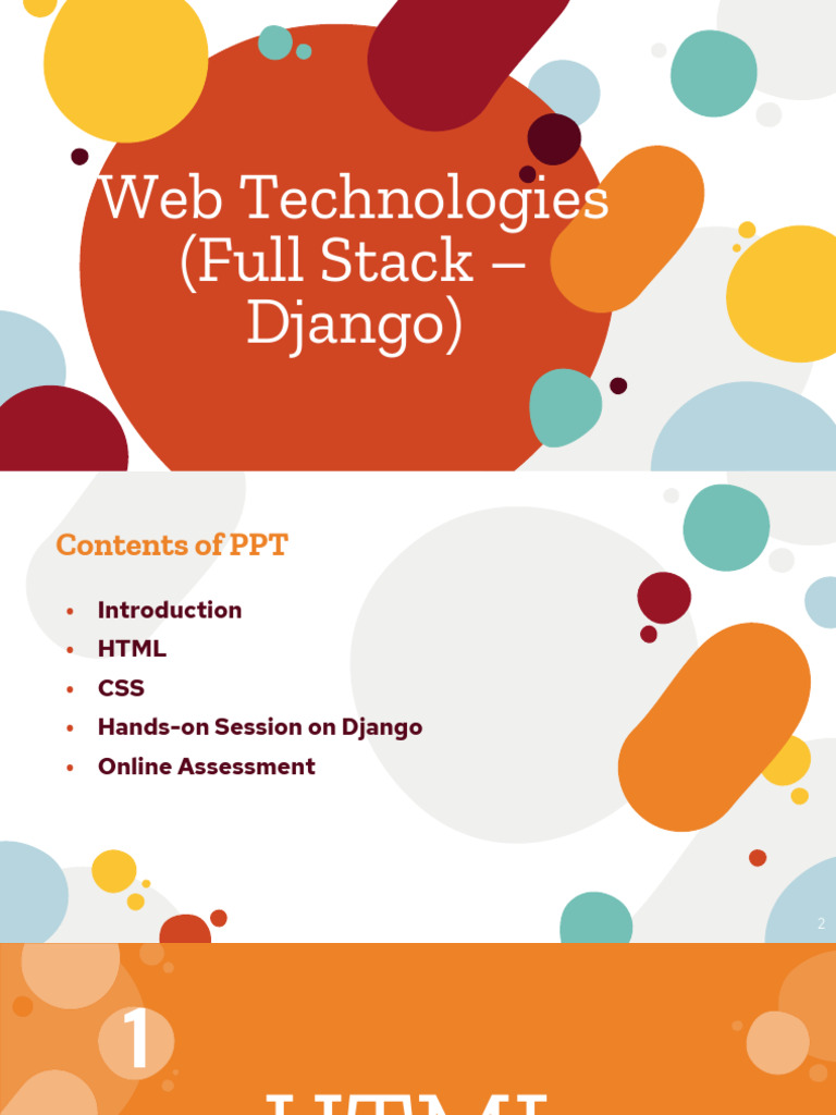 NM Full Stack Django | PDF | Html | Html Element