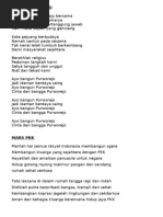 Mars PKK Lirik | PDF