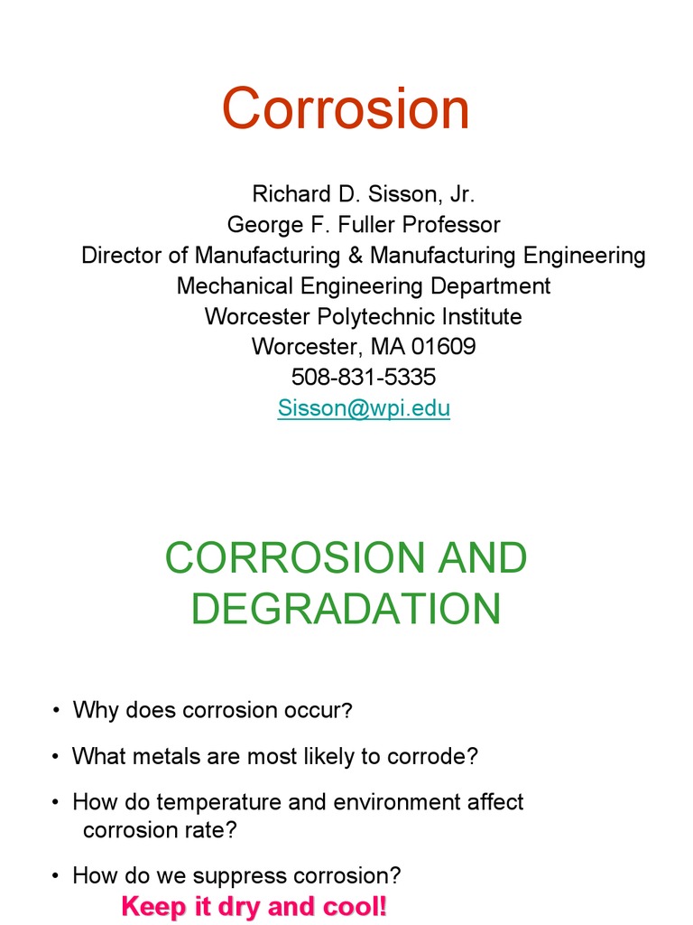 Understanding Corrosion Engineering | PDF | Corrosion | Redox