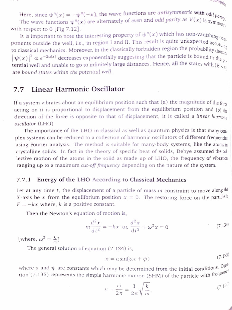 Quantum Harmonic Oscillator Analysis | PDF | Uncertainty Principle ...