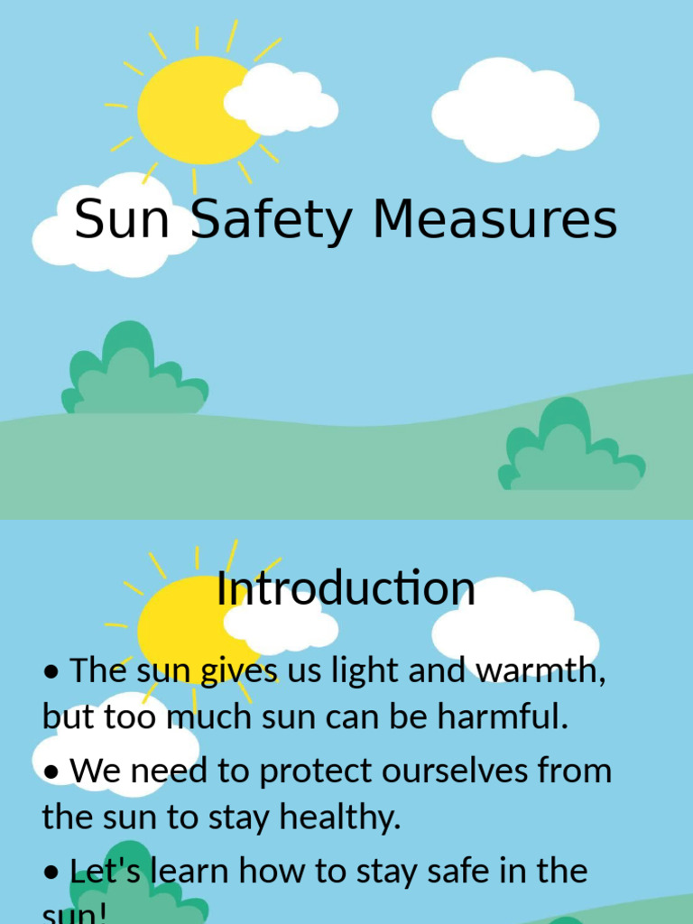 Sun Safety: Protect Against UV Rays | PDF