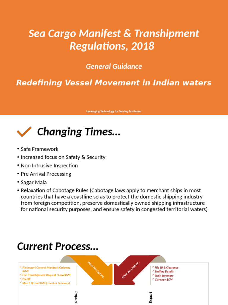 Presentation On SCMTR - General Guidance V2 | PDF | Cargo | Freight ...