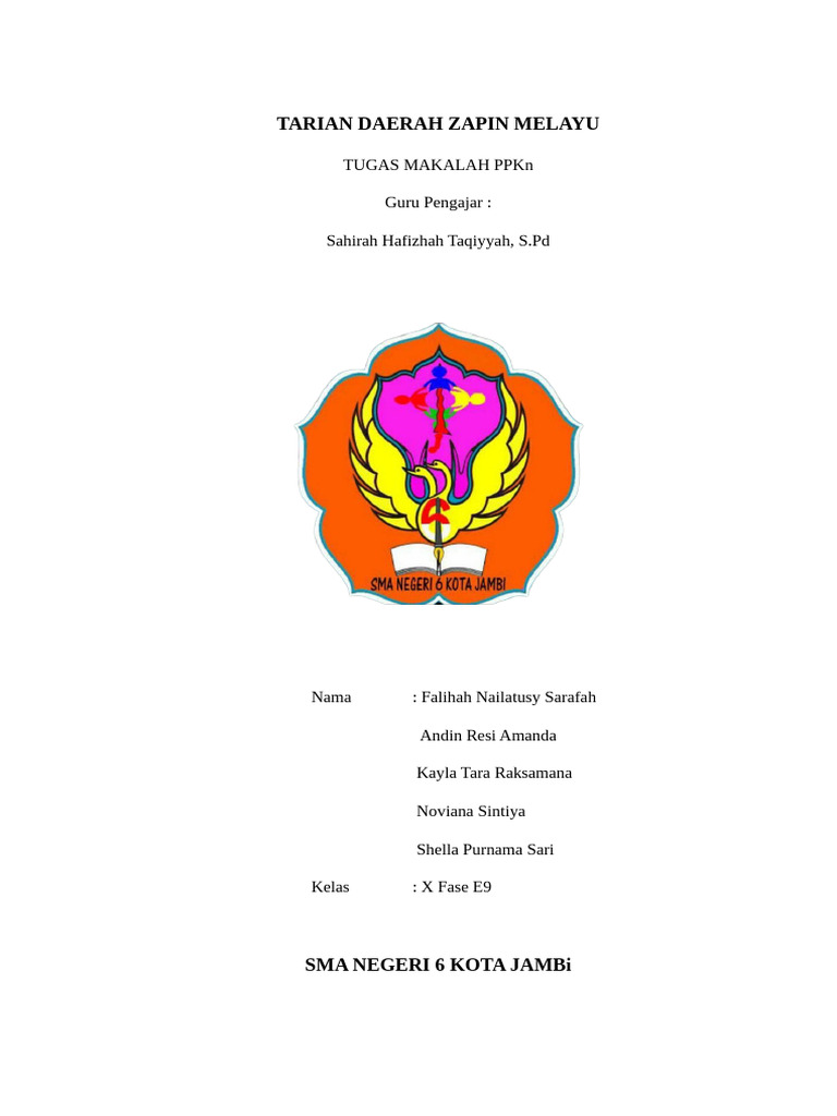 Sejarah dan Makna Tari Zapin Melayu | PDF