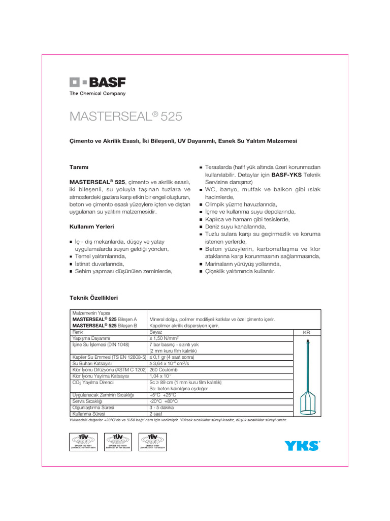 Masterseal 525 | PDF