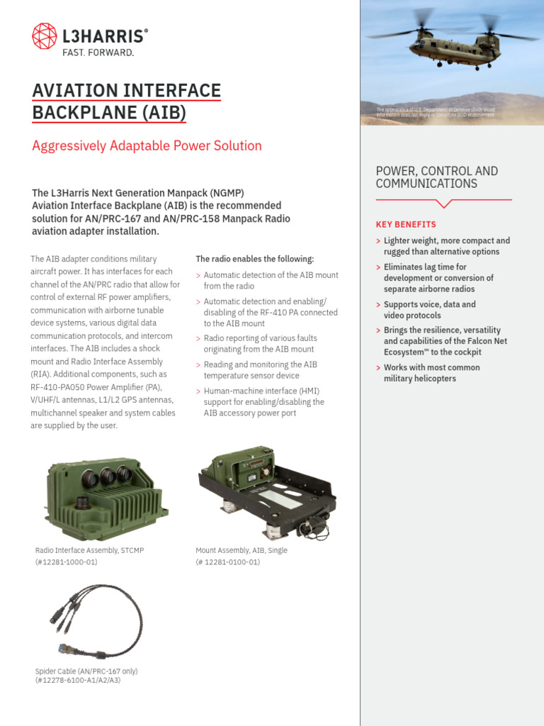 Cs Tcom Aviation Interface Backplane Aib Datasheet | PDF | Computer ...