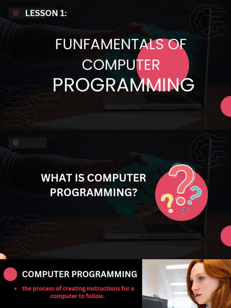 Fundamentals of Comprog 1 Lesson 1 - 20240903 - 191251 - 0000 | PDF | Computer Programming ...