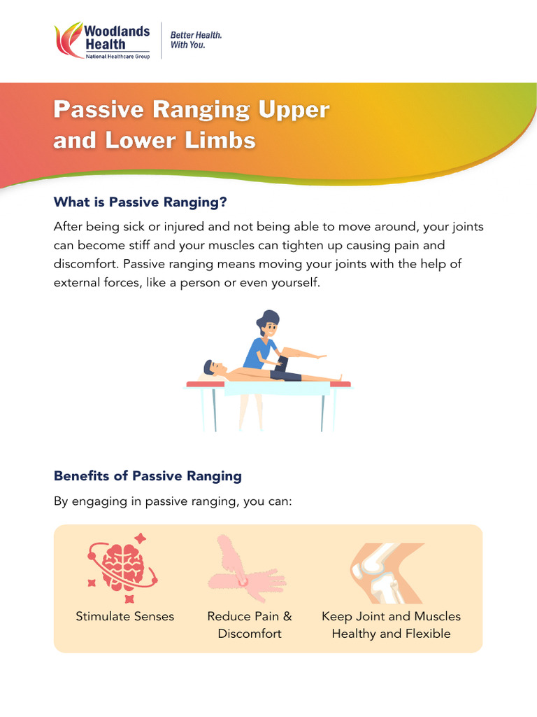 Benefits of Passive Ranging Exercises | PDF | Anatomical Terms Of ...