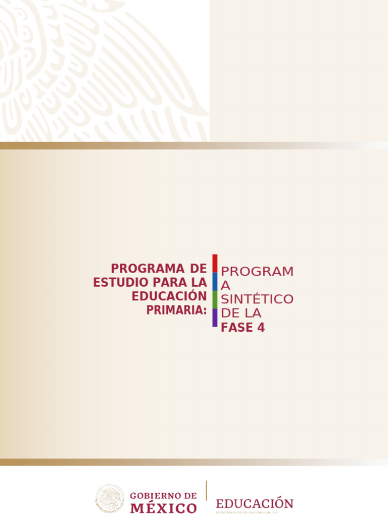 Programa Sintetico Fase 4-FB-DocentesCDMX | PDF | Aprendizaje ...