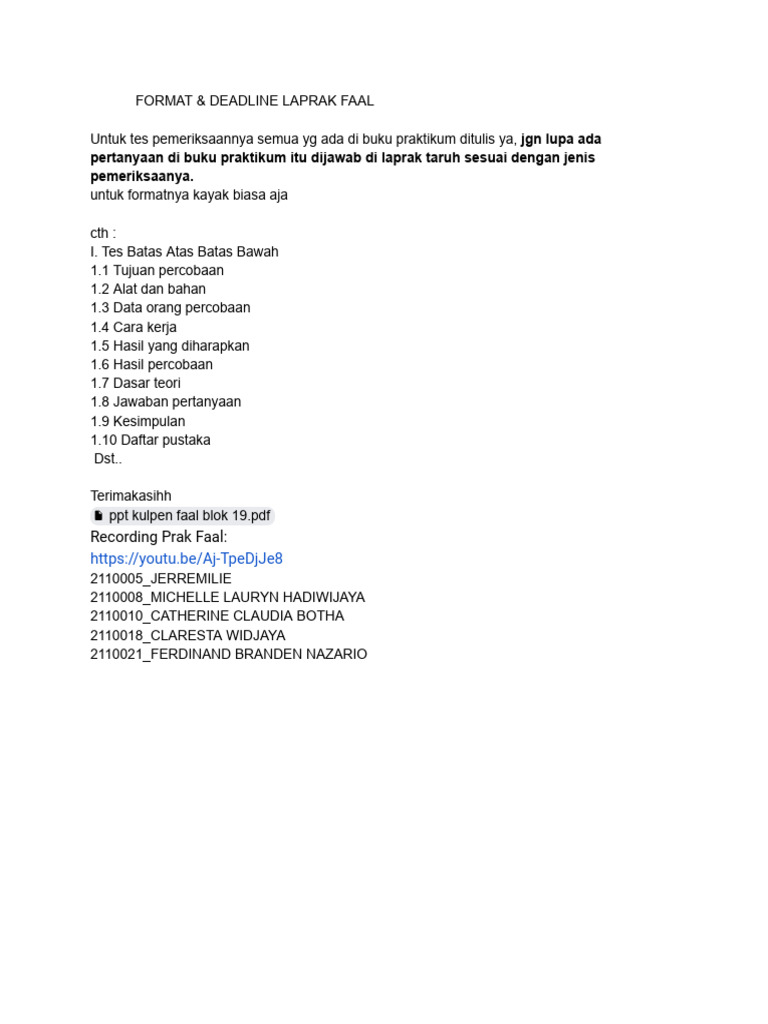 LaPrak Faal B19 2 | PDF