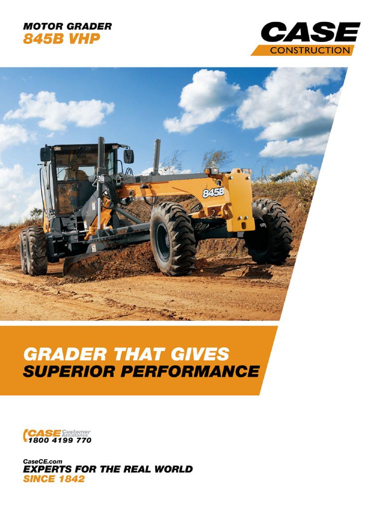case-845b-vhp-motor-grader | PDF